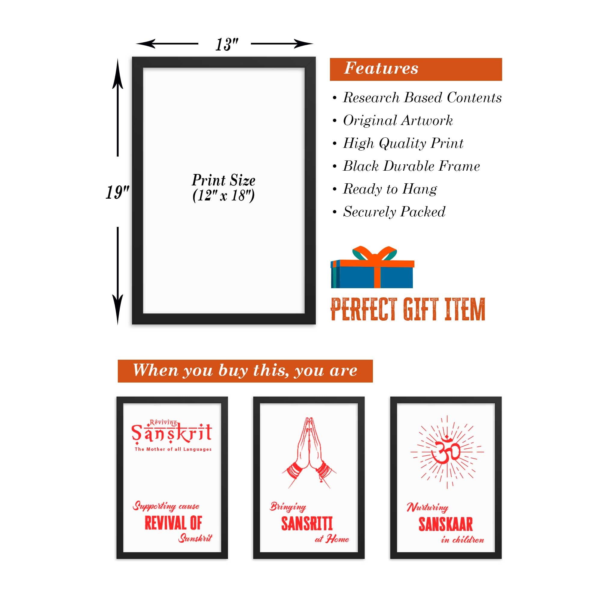 Ten fold path of Dharma, Definition of Dharma, Sanskrit Wall Art, Manu ...