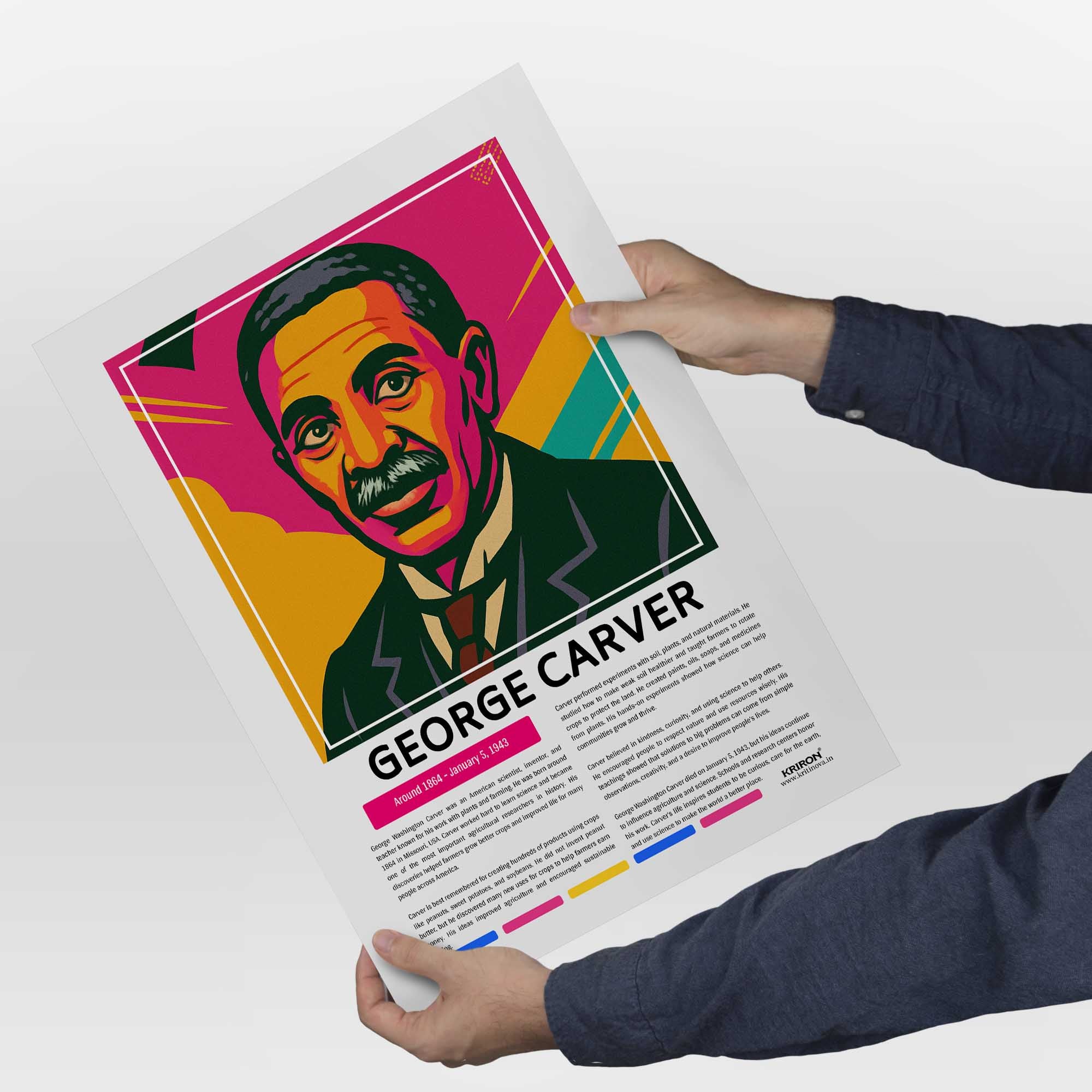 George Washington Carver Poster | Inspirational Wall Art | Famous Scie ...