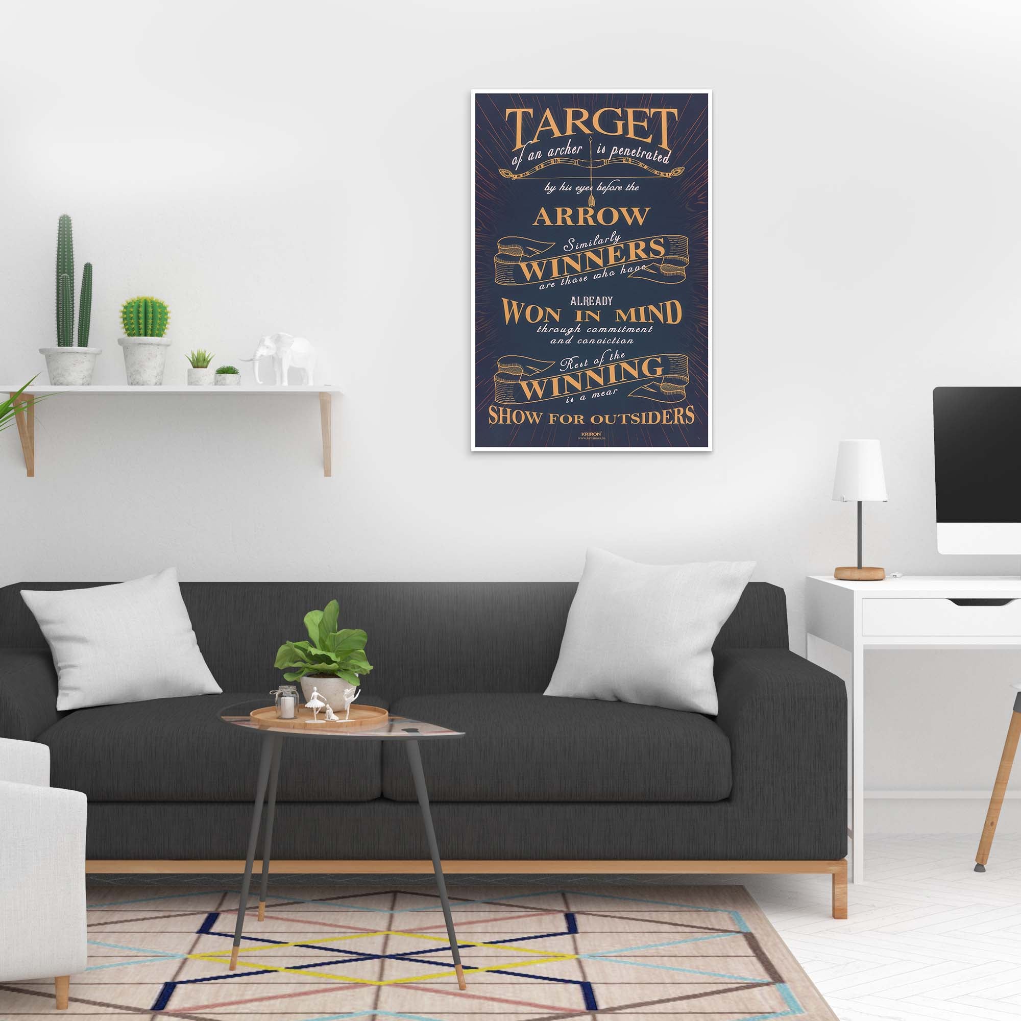 Target of an Archer - Rolled Poster | Kritinova – KRITINOVA INDIA